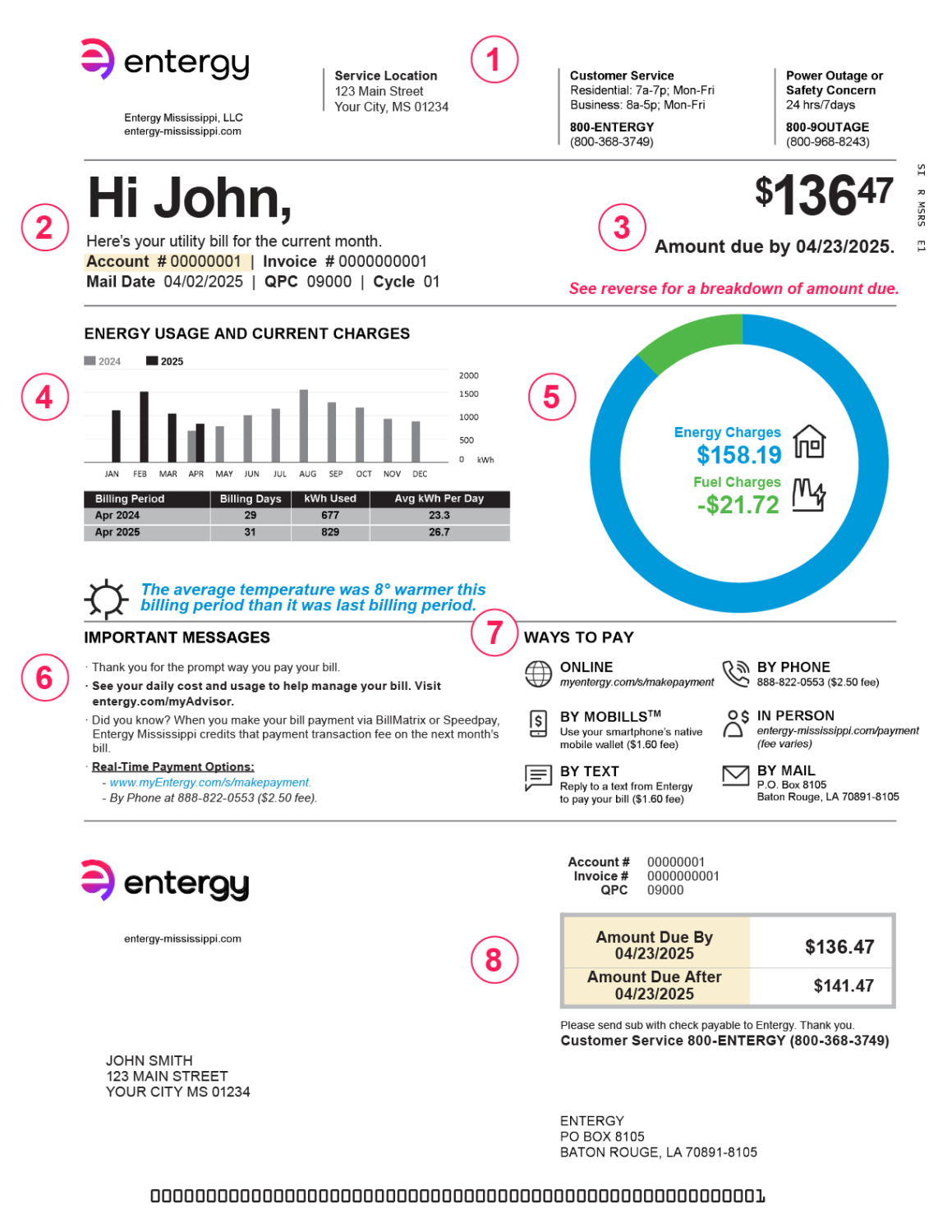 How to read my Entergy bill - Entergy Mississippi